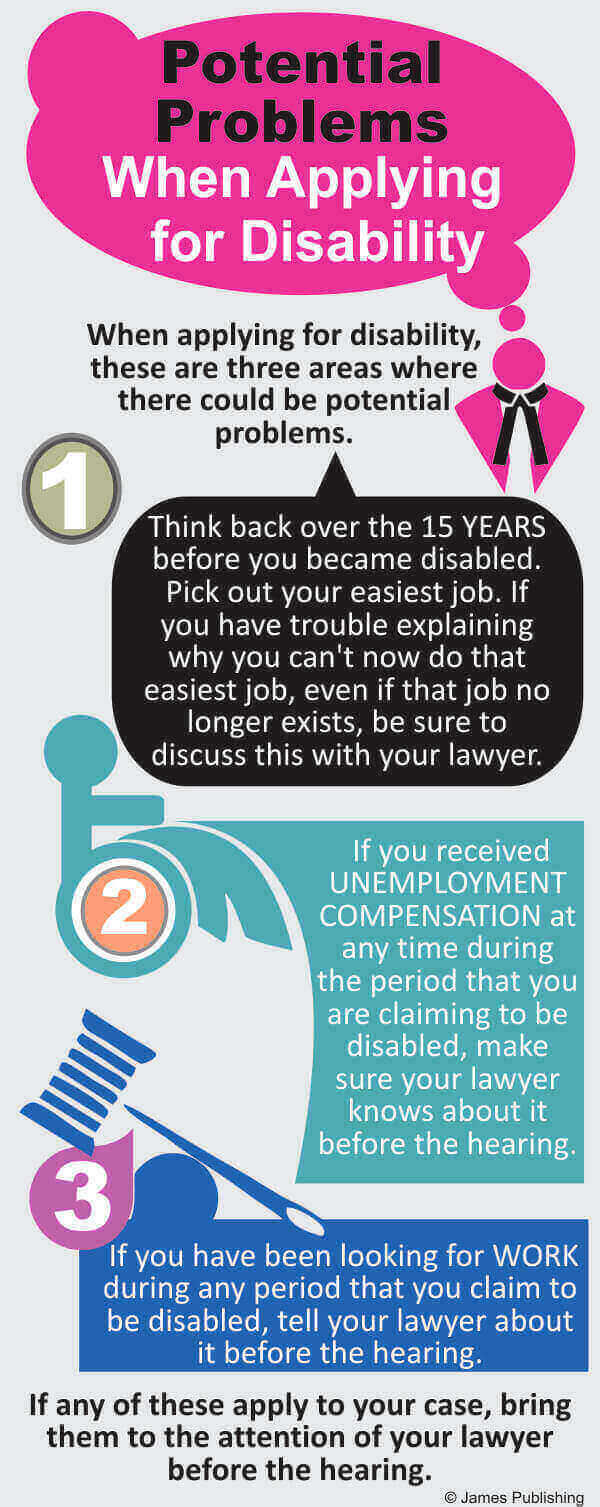 Potential Problems When Applying For Disability | Bridgman Law Offices
